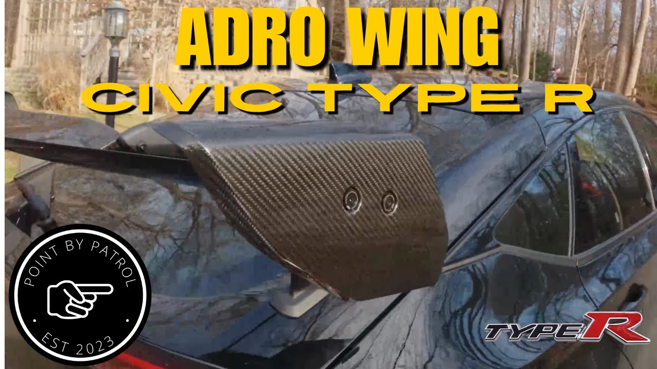 FL5 Civic Type R ADRO Wing - YouTube