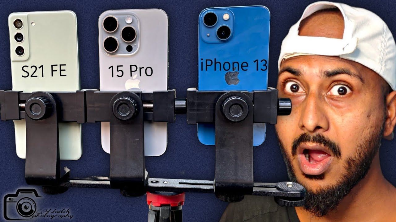 iPhone 15 pro vs iPhone 13 vs Samsung s21 fe Camera comparison - YouTube