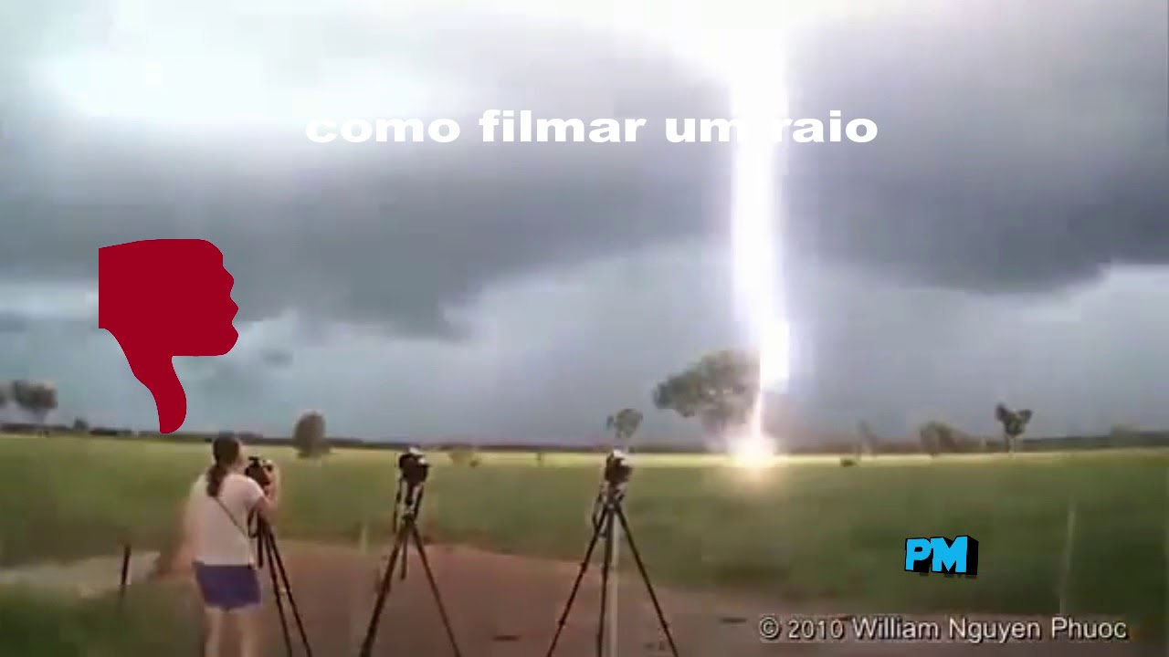 COMO FILMAR UM RAIO "MEME" - YouTube