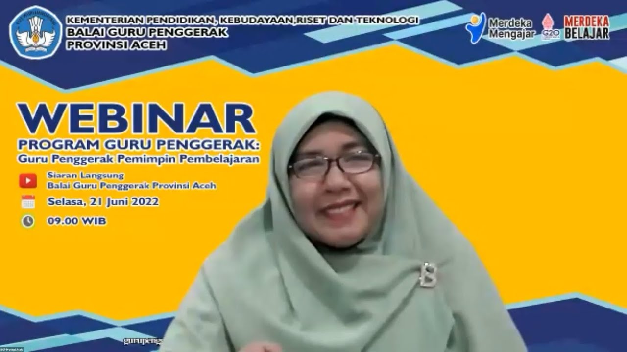 BGP Provinsi Aceh - Webinar Guru Penggerak "Guru Penggerak Pemimpin ...