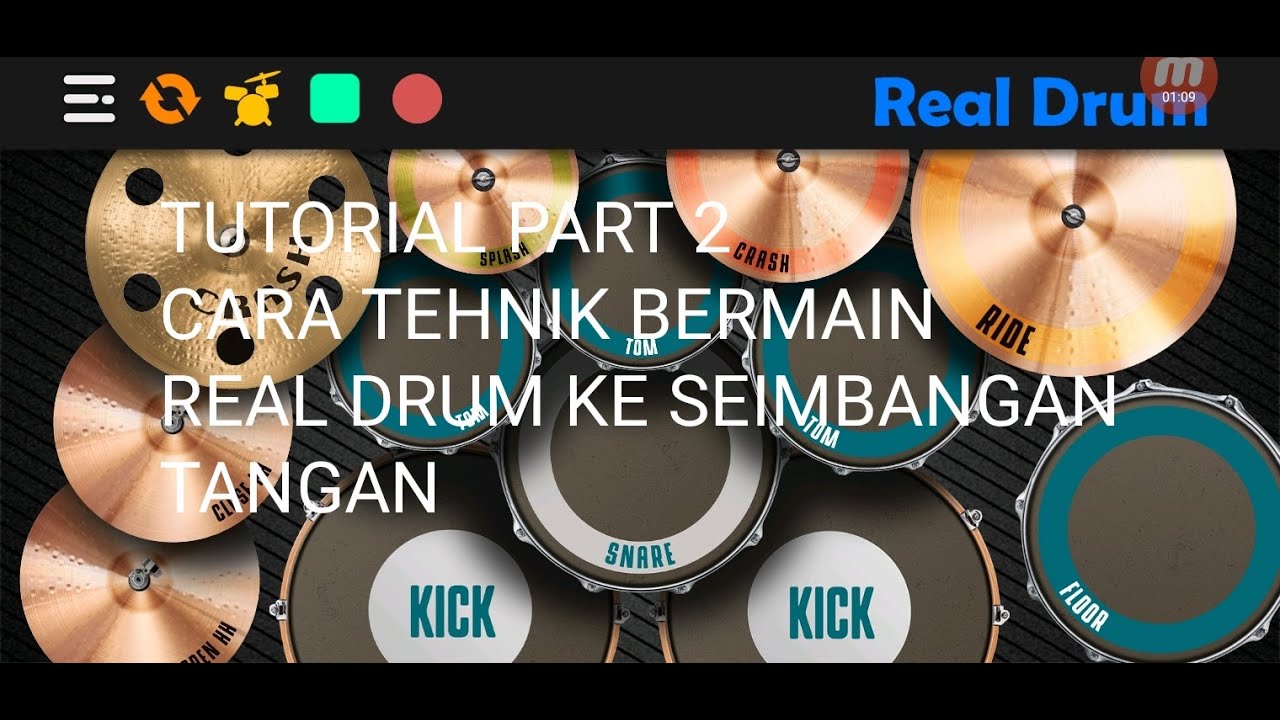 Iya TUTORIAL PART 2 CARA DASAR BERMAIN REAL DRUM - YouTube
