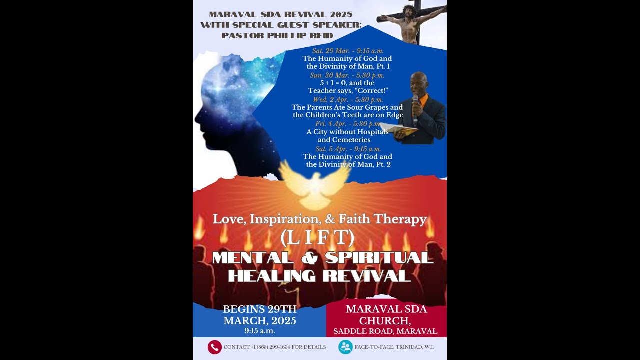 Maraval SDA Church "Mental & Spiritual Healing Revival"| Day 2 | Sunday ...