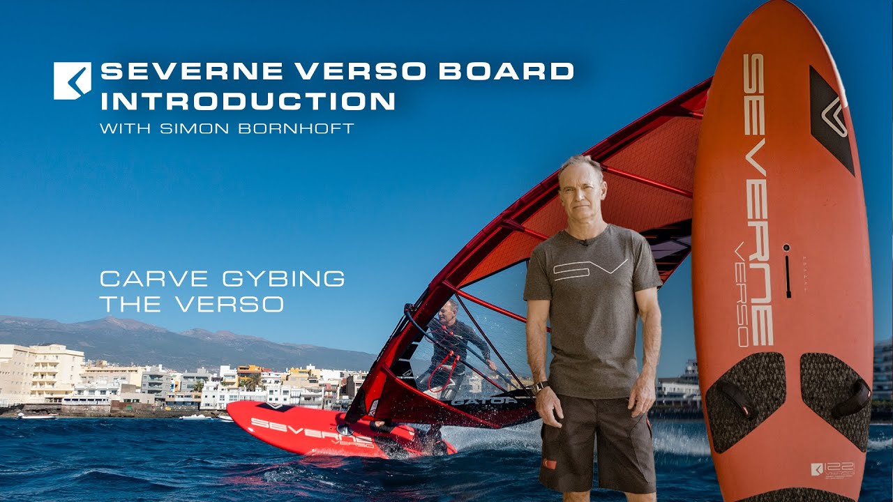 Carve gybing the SEVERNE Verso - YouTube
