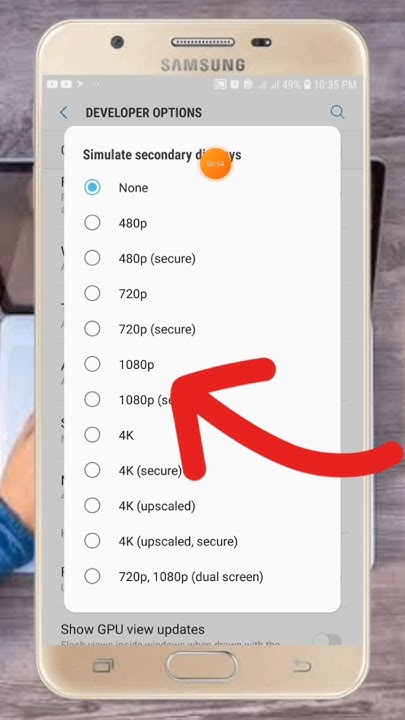 How to Simulate Secondary Display in Android Samsung #shorts - YouTube