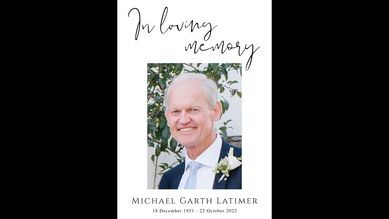 Michael Garth Latimer memorial - YouTube