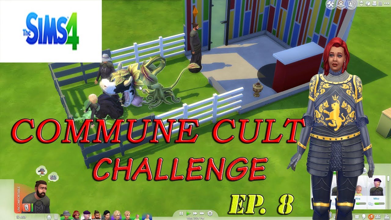 Sims 4 Commune Cult Challenge, Episode, 8 - YouTube