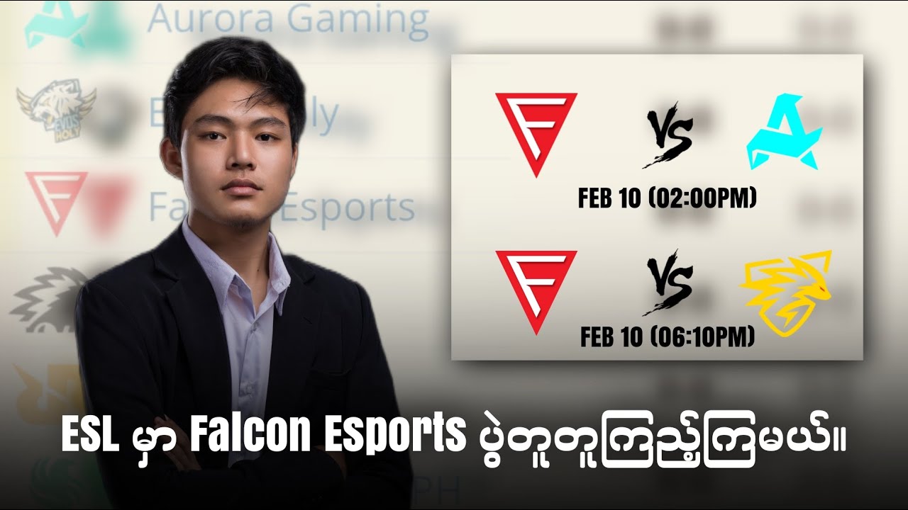 Team Myanmar Falcon 🇲🇲vs RoRa🇨🇿 Cast by KiD - YouTube