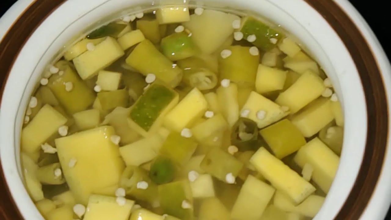 How to make Manga uppilittathu in Malayalam /mango uppilittathu /Manga ...