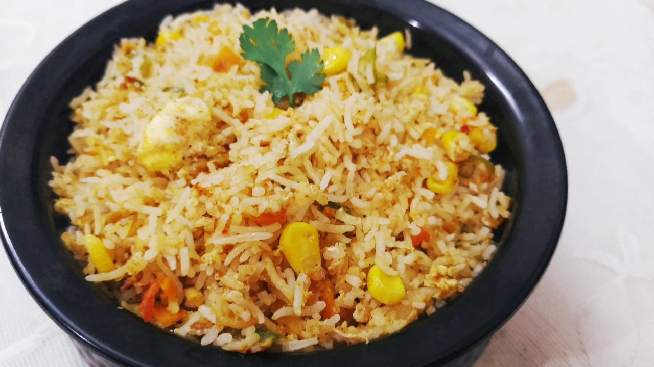 Egg tawa rice/Recipe of egg tawa rice/Tawa anda pulav recipe/Maylas ...