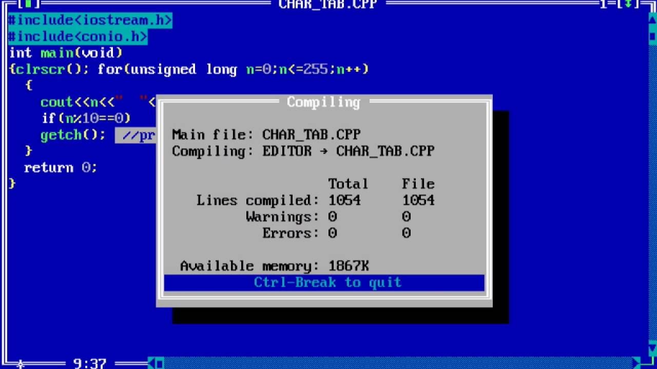 C Program To Show Ascii Characters YouTube c-program-to-show-ascii-characters-youtube