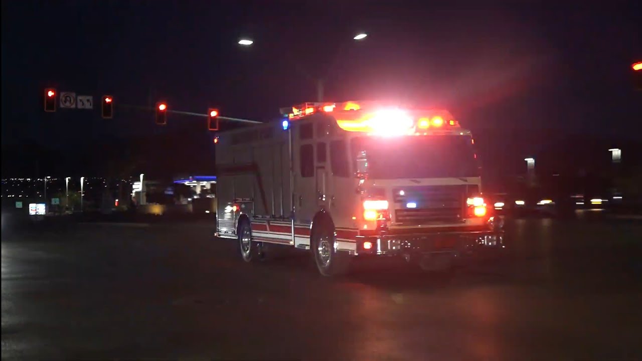 Henderson Fire Engine 99 Responding Code 3 | Opticom Activaton ...