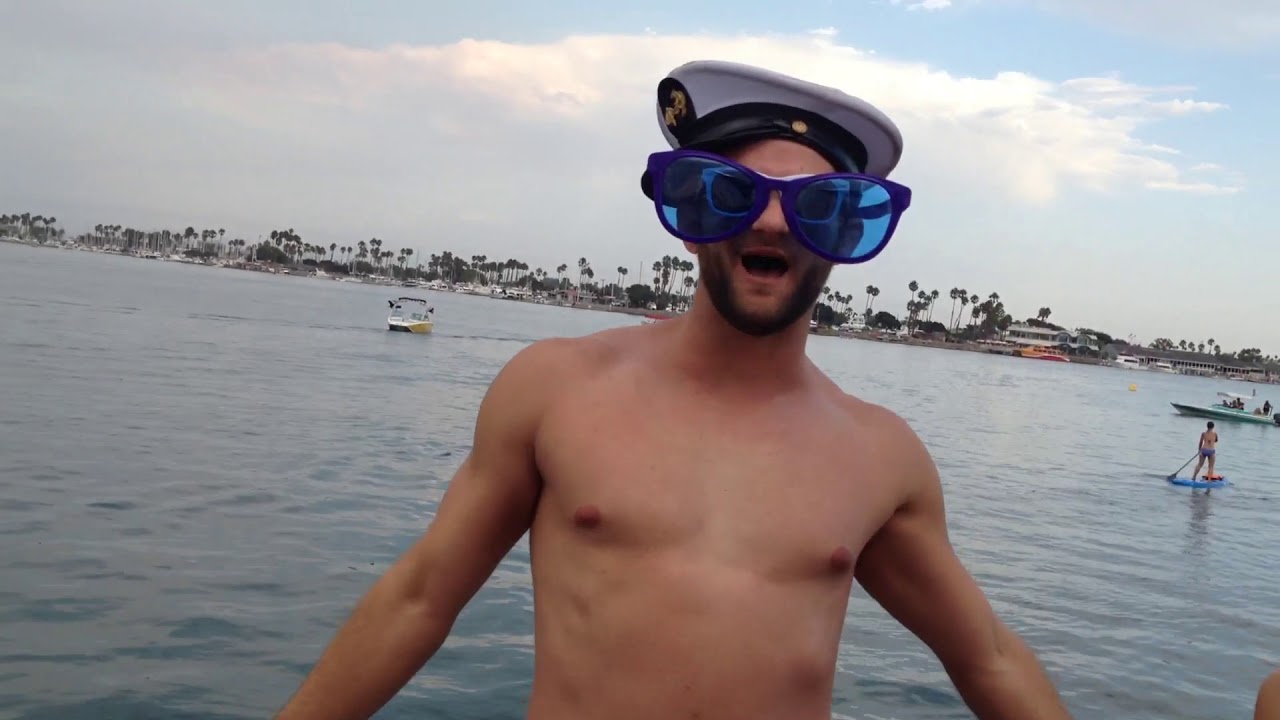 A guy gets thrown off a boat by Guy - YouTube