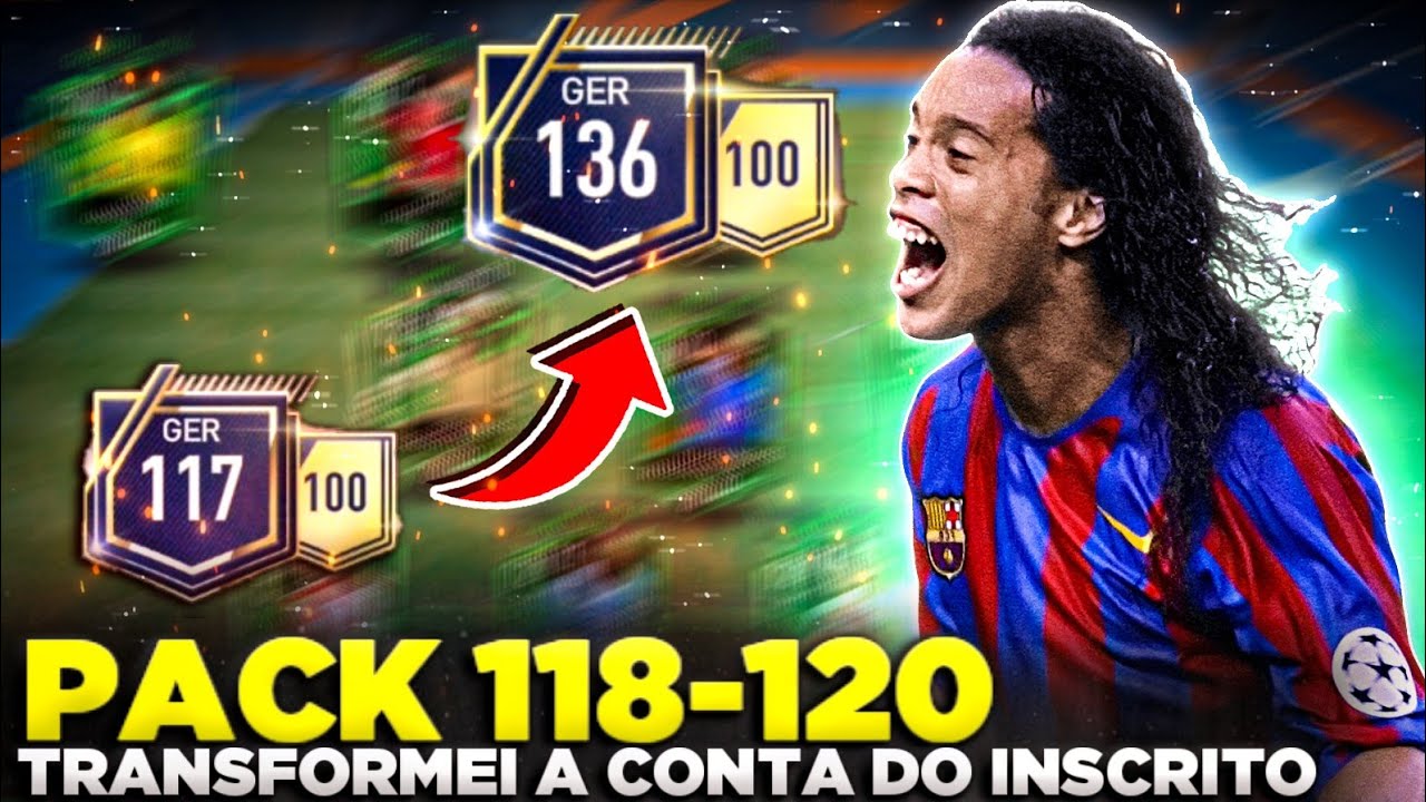 VEM PIONEIRO?😨🔥 TRANSFORMEI A CONTA DO INSCRITO & PACK 118-120 | FIFA ...