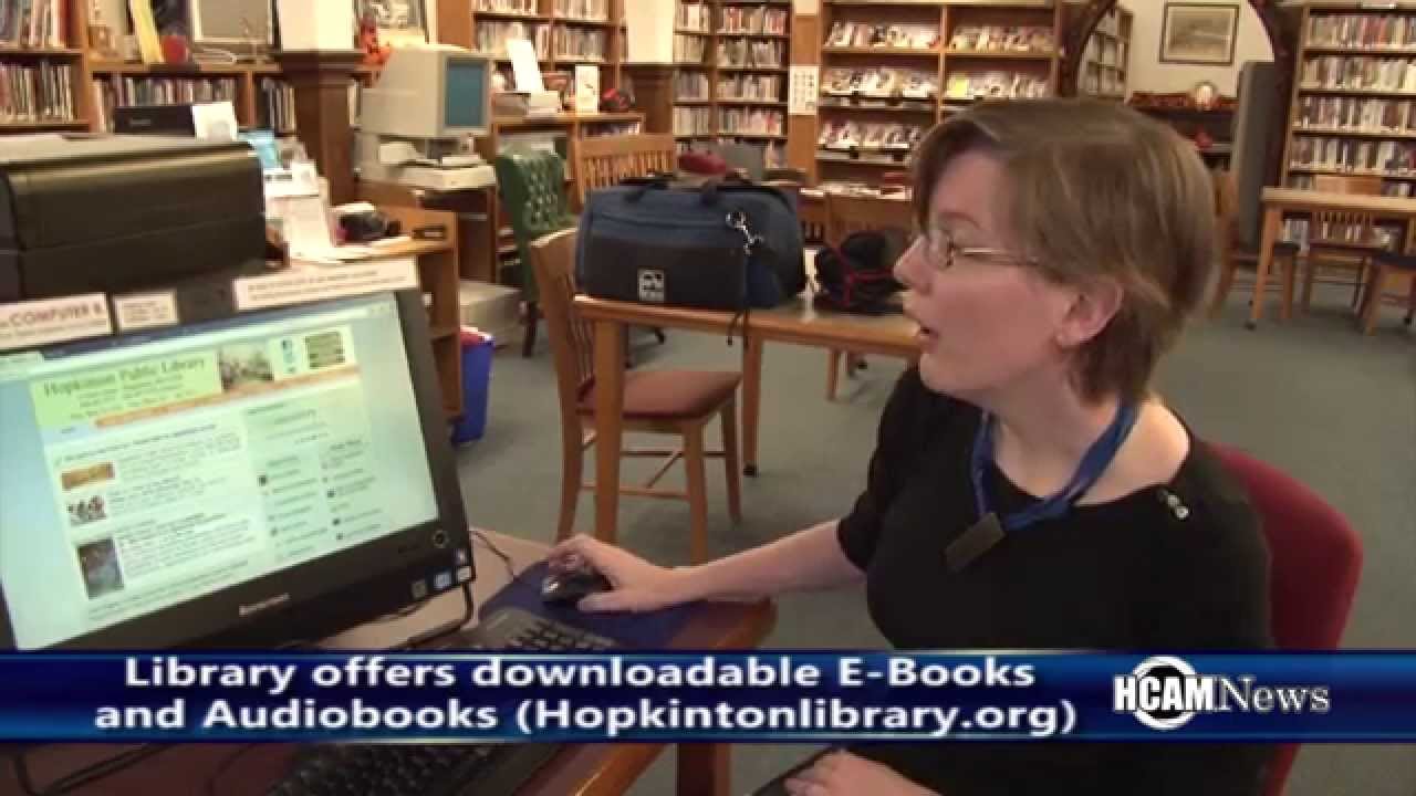 Hopkinton Library shows how to use AXIS 360 - YouTube