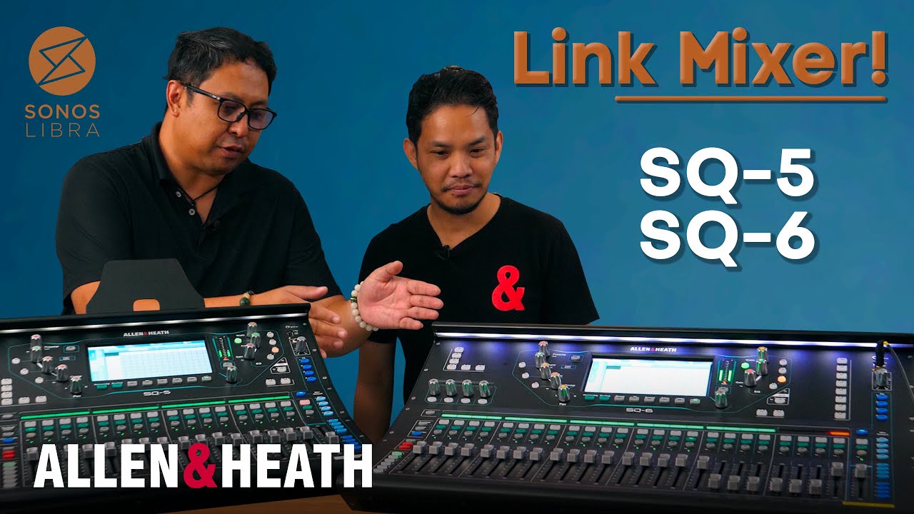 Allen & Heath : how to link SQ5-SQ6? - YouTube