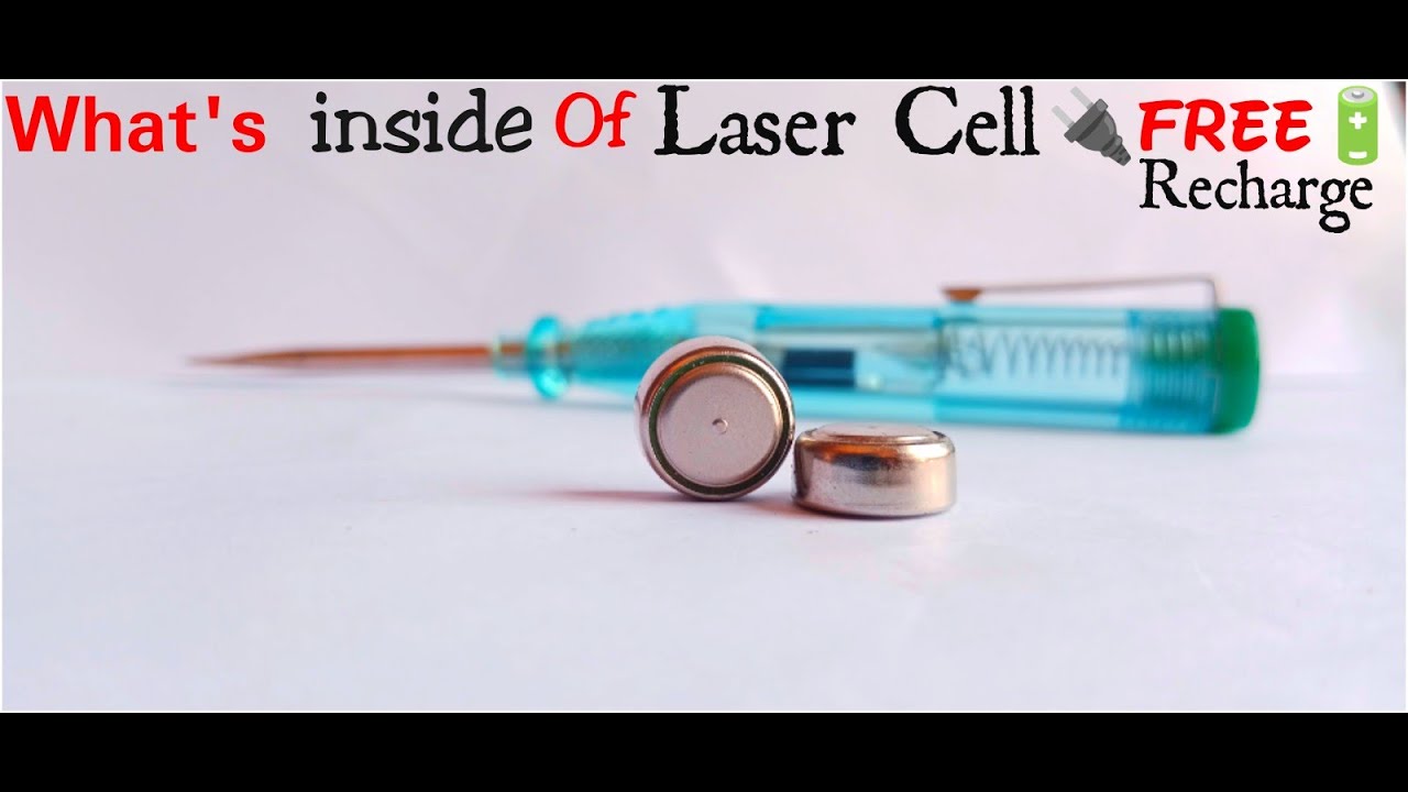 What is inside of laser cell & Free Laser Battery Recharge trick| Must ...