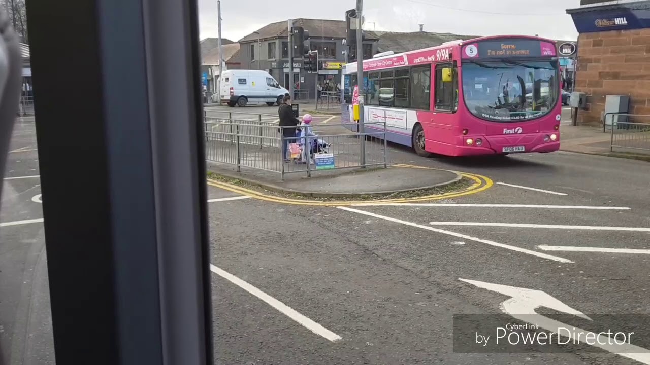 First Glasgow Enviro 200 MMC 67033 SK68LZC on the 34 from Govan to ...