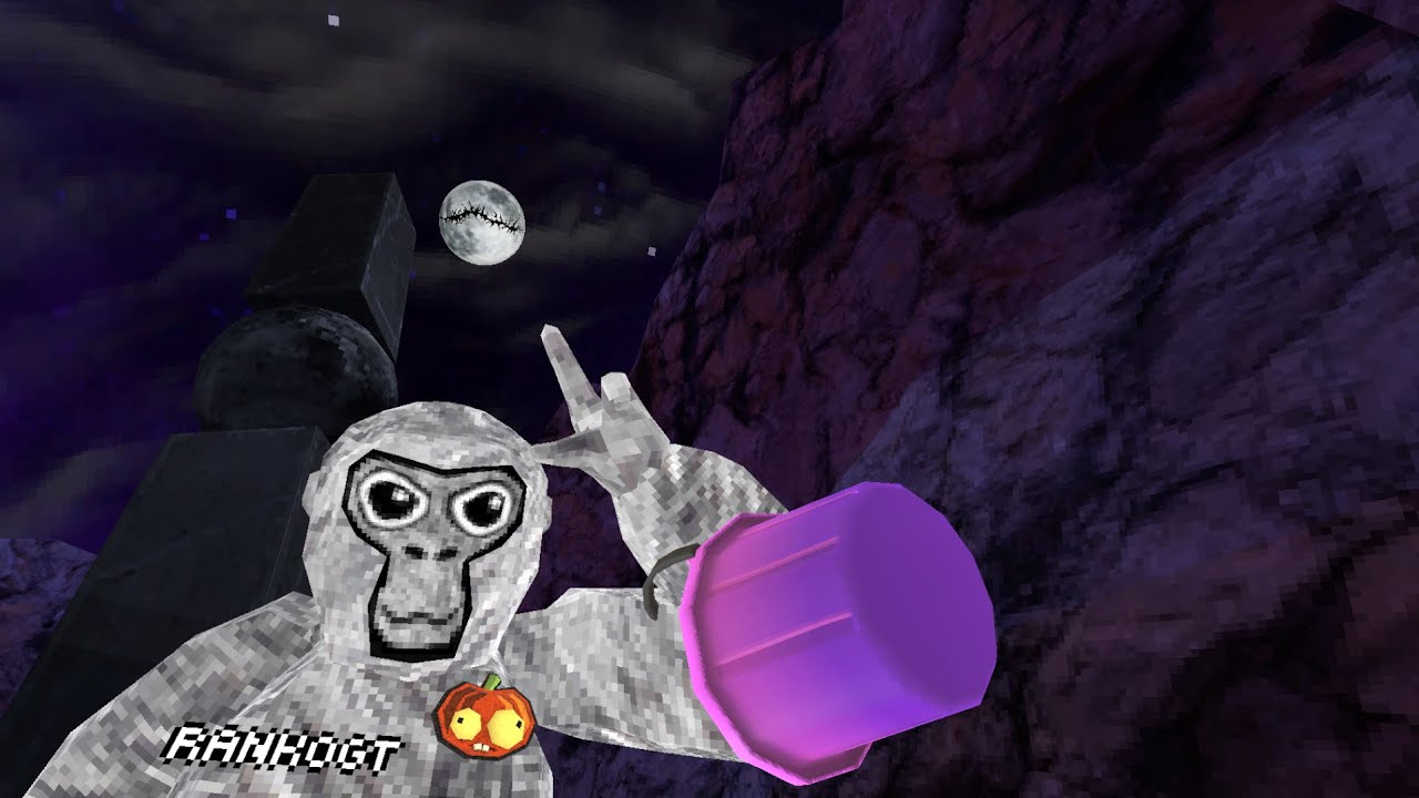 a flying glitch in gorilla tag? - YouTube