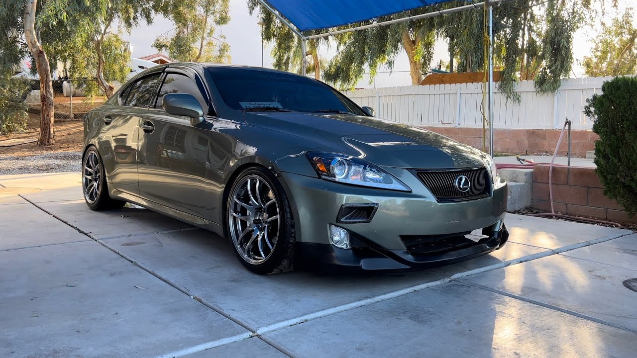 New Front Lip & LED’s for the IS350 - YouTube