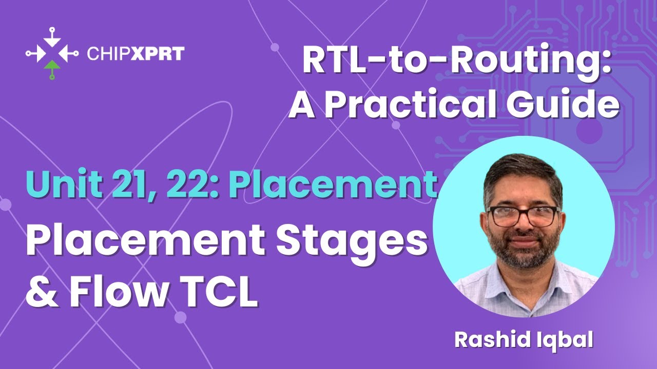 Unit 21, 22, Placement Stages & Flow, Chip/Integrated Circuits Physical ...