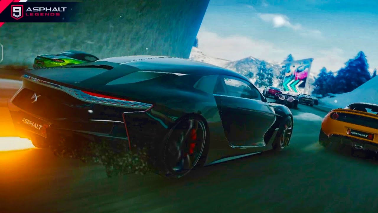Asphalt 9 Legends | volcano run | [4k60Fps] Realistic Graphics - YouTube