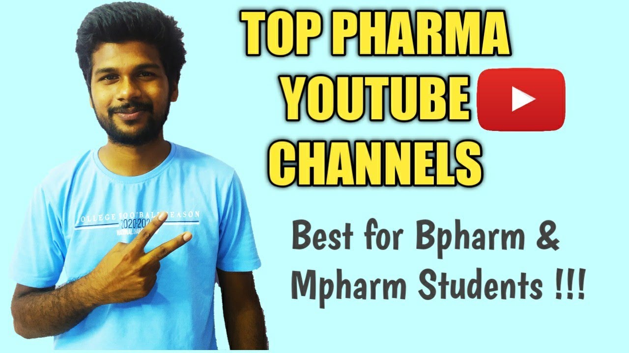 TOP PHARMA YOUTUBE CHANNELS 2021| MY OPINIONS | BEST FOR PHARMA ...