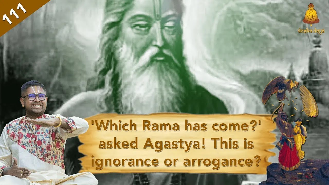 Ep 111 Aranya Kandam | 'Which Rama has come' asked Agastya! This is ...
