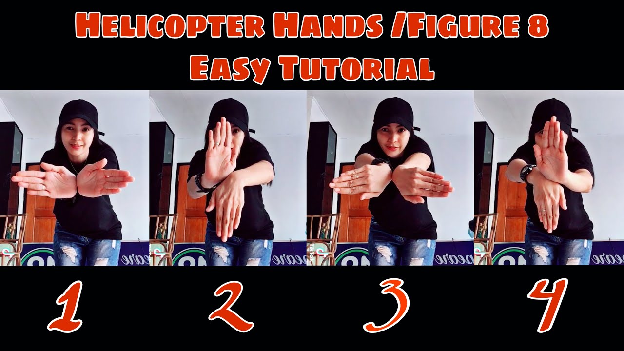 HELICOPTER HANDS/ FIGURE 8 STEP BY STEP TUTORIAL (TIKTOK) - YouTube