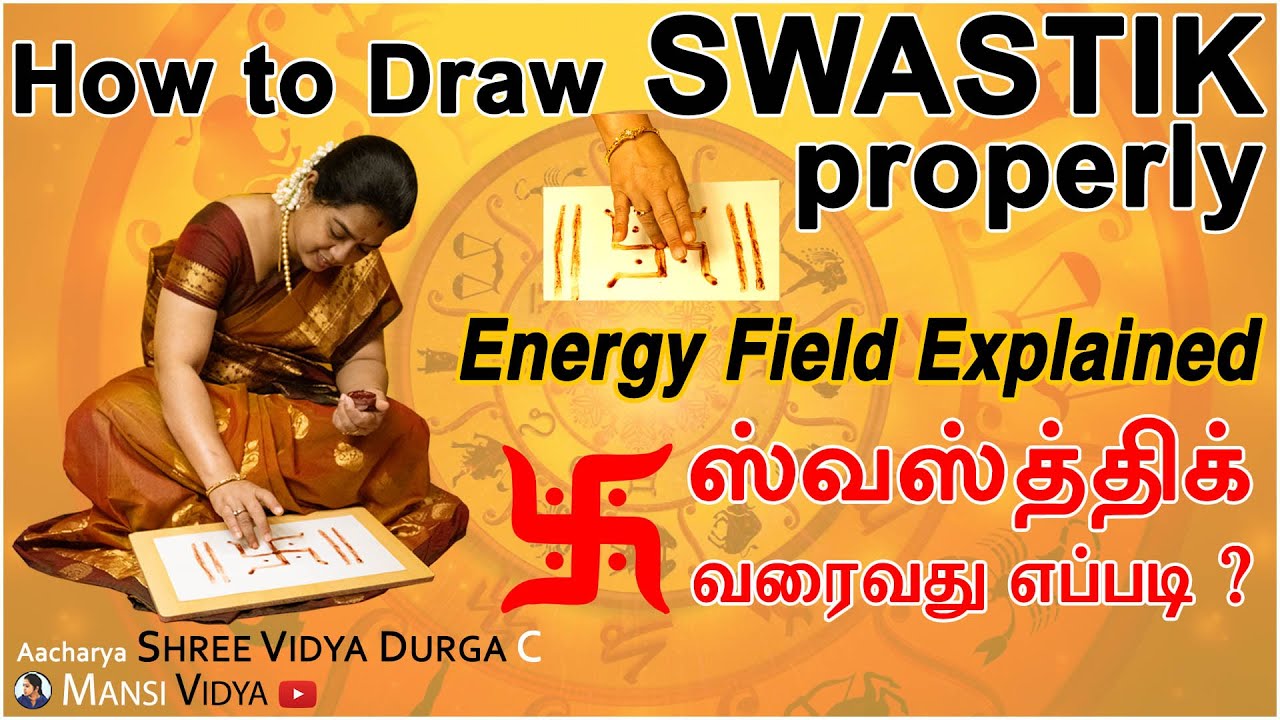 How to draw Swastik properly | Energy Field of a Swastik | Explained by ...