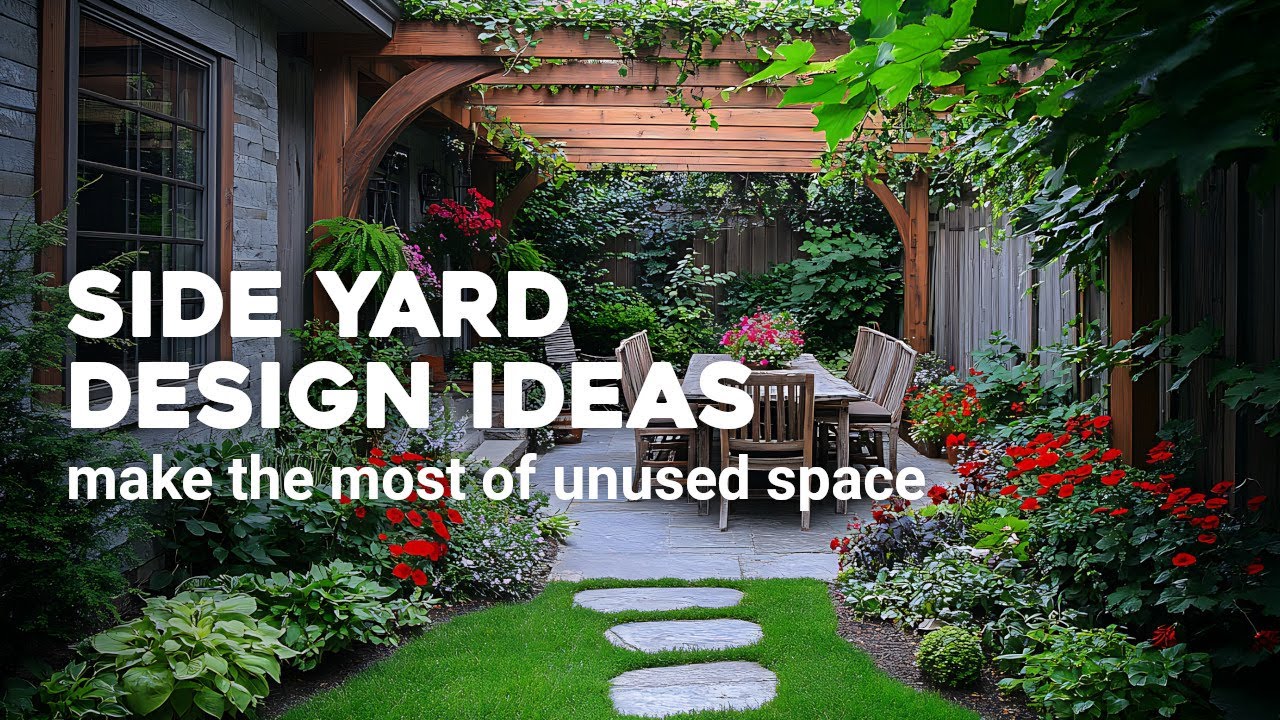 🌳 Turn Unused Side Yards into Beautiful Retreats - YouTube