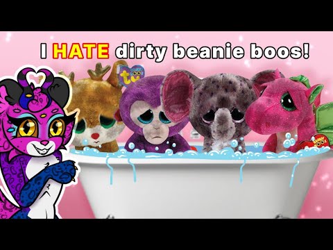 TUTORIAL: Cleaning DISGUSTING 🤮 Thrift Beanie Boos 🙊🚿🧼 - YouTube