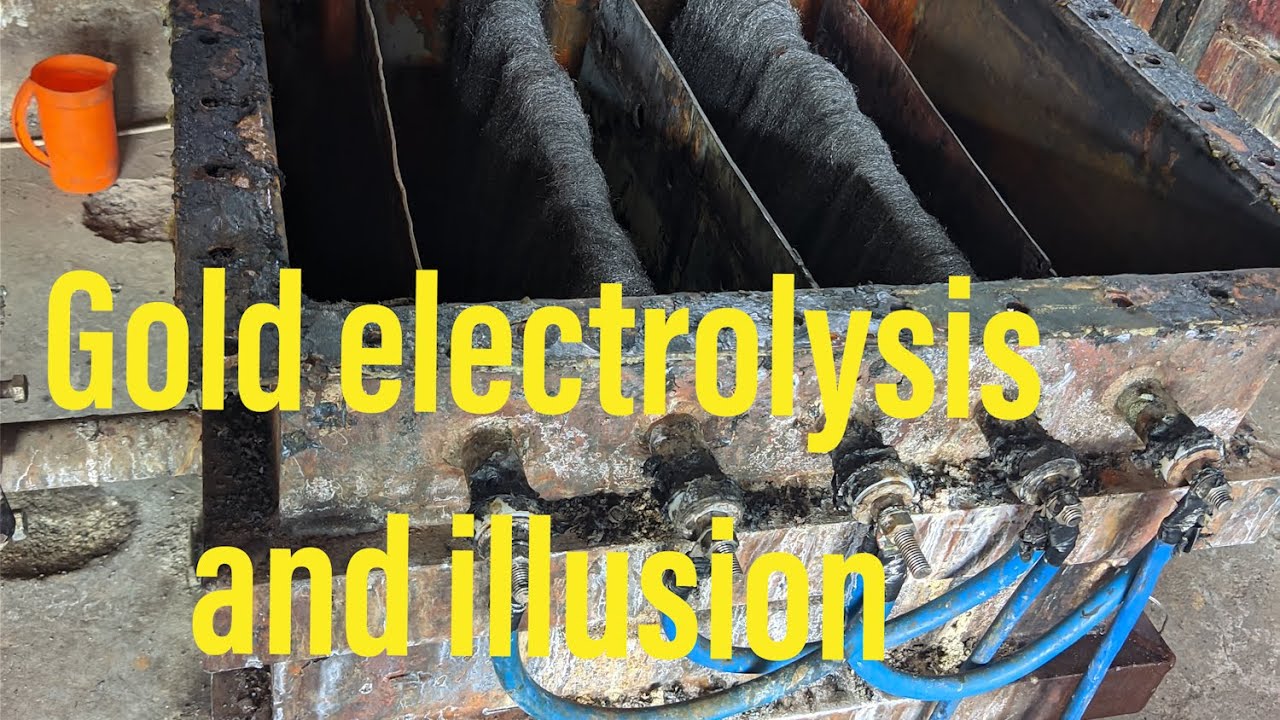 Gold Electrolysis and illusion from carbon - YouTube