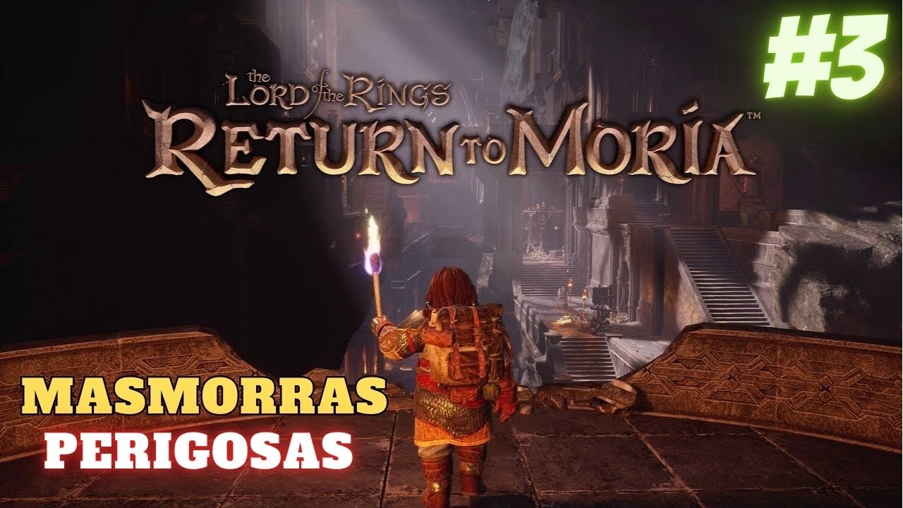 The Lord of the Rings Return to Moria #3 Finalmente Chegamos a Moria ...