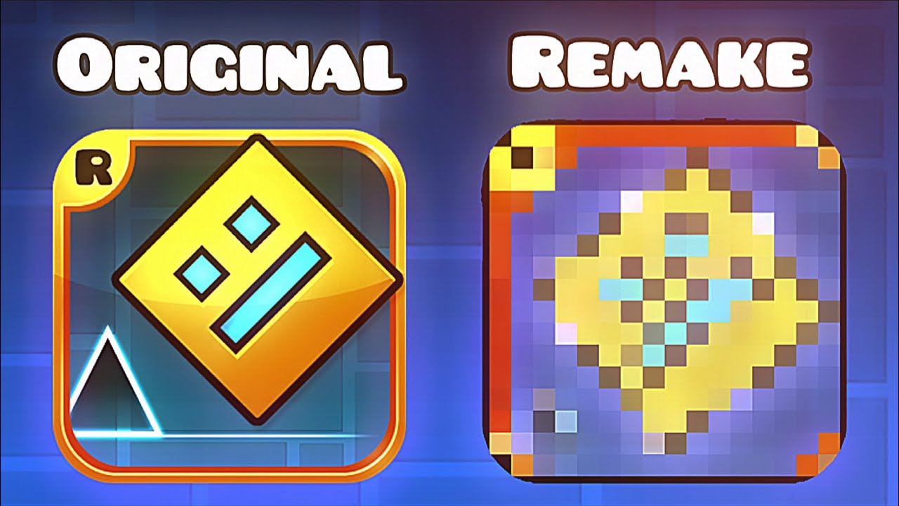 How I Remade the Geometry Dash Logo in 2.2 - YouTube