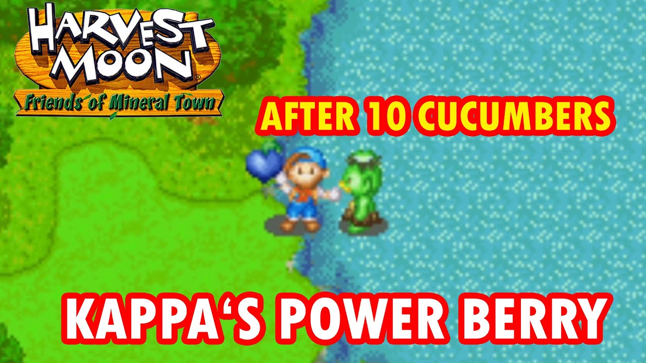 Harvest Moon Friends of Mineral Town - Kappa's power berry - YouTube