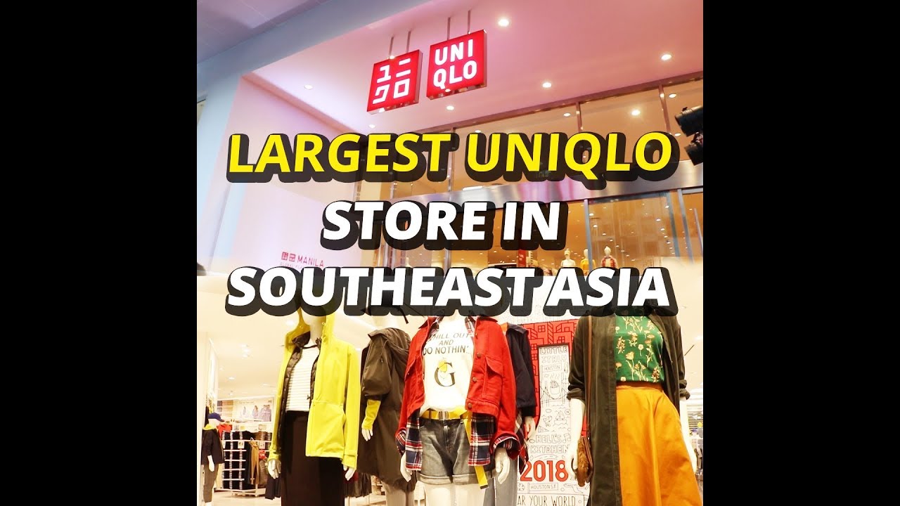 Largest Uniqlo Store in Southeast Asia - YouTube
