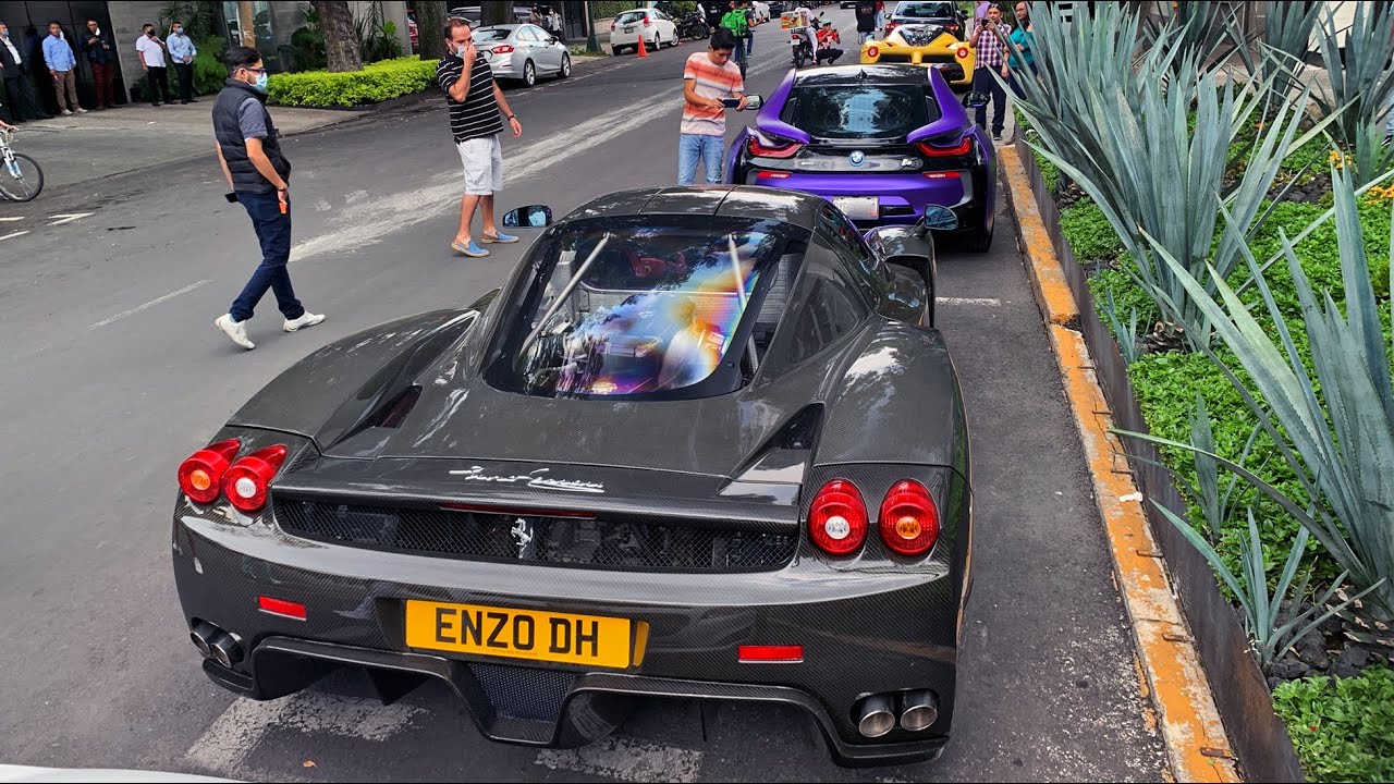 Dos Ferrari SÚPER EXCLUSIVOS en Polanco 🇲🇽 | Enzo & LaFerrari Aperta ...