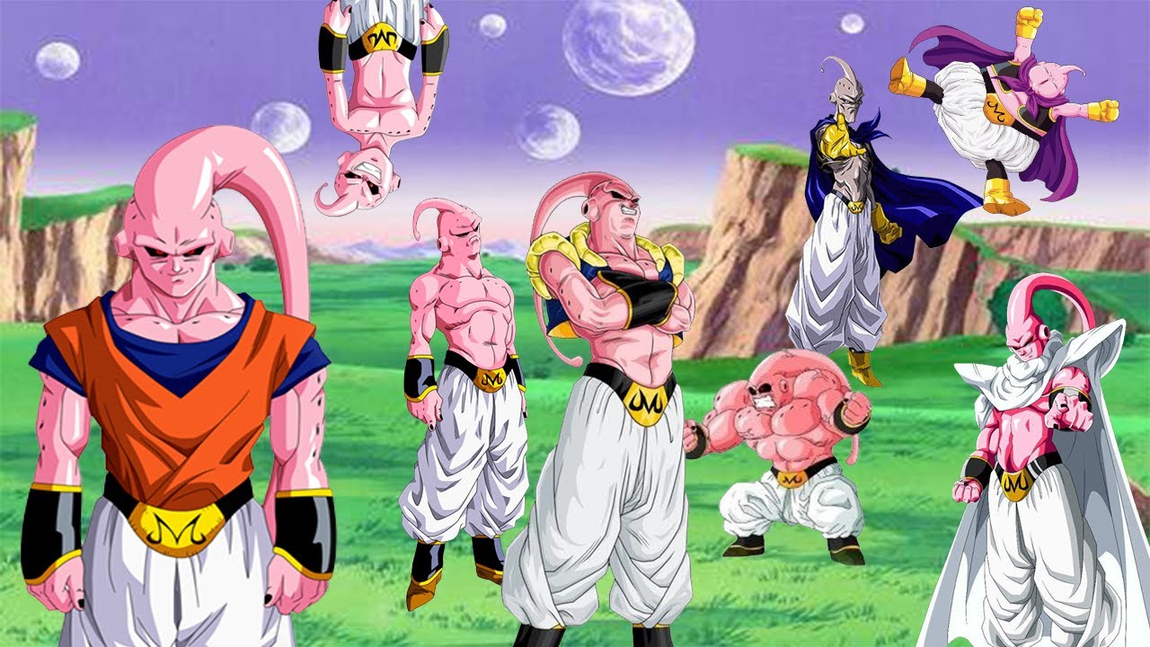 TOP MEJORES TRANSFORMACIONES DE MAJIN BOO - YouTube
