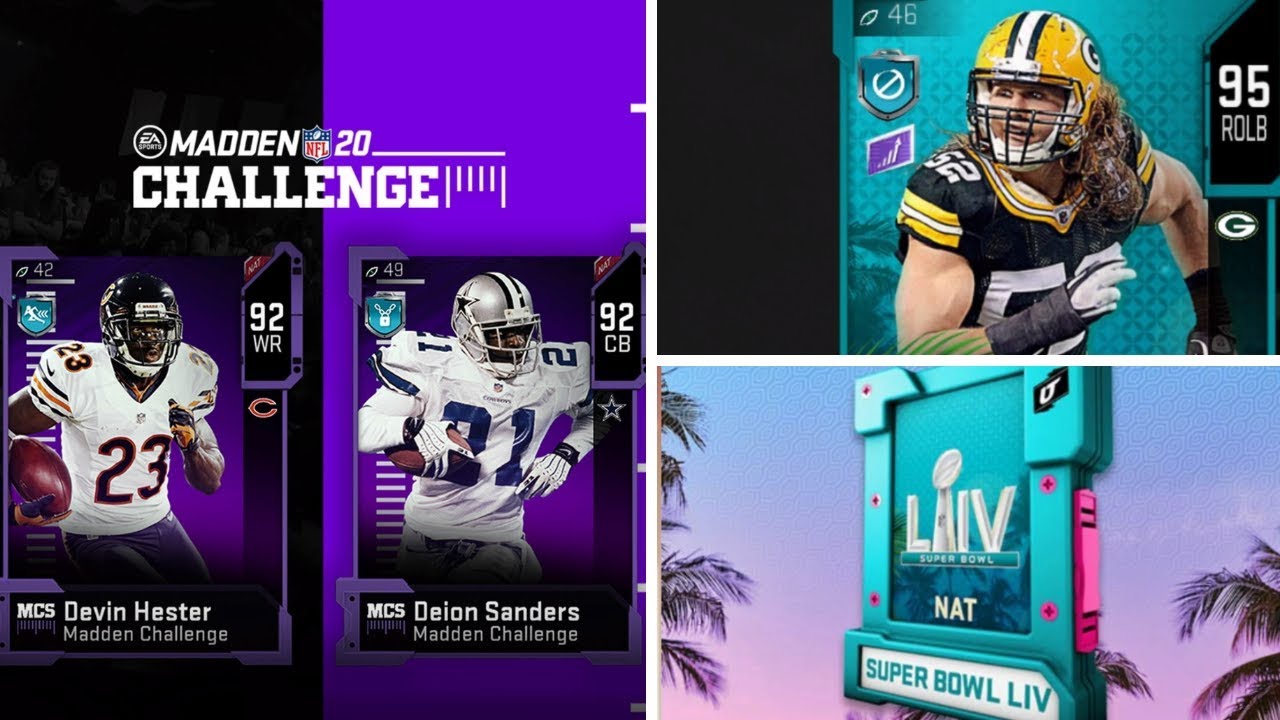 MUT 20: WL Rewards, Super Bowl 95 NAT, Madden Challenge packs!! - YouTube