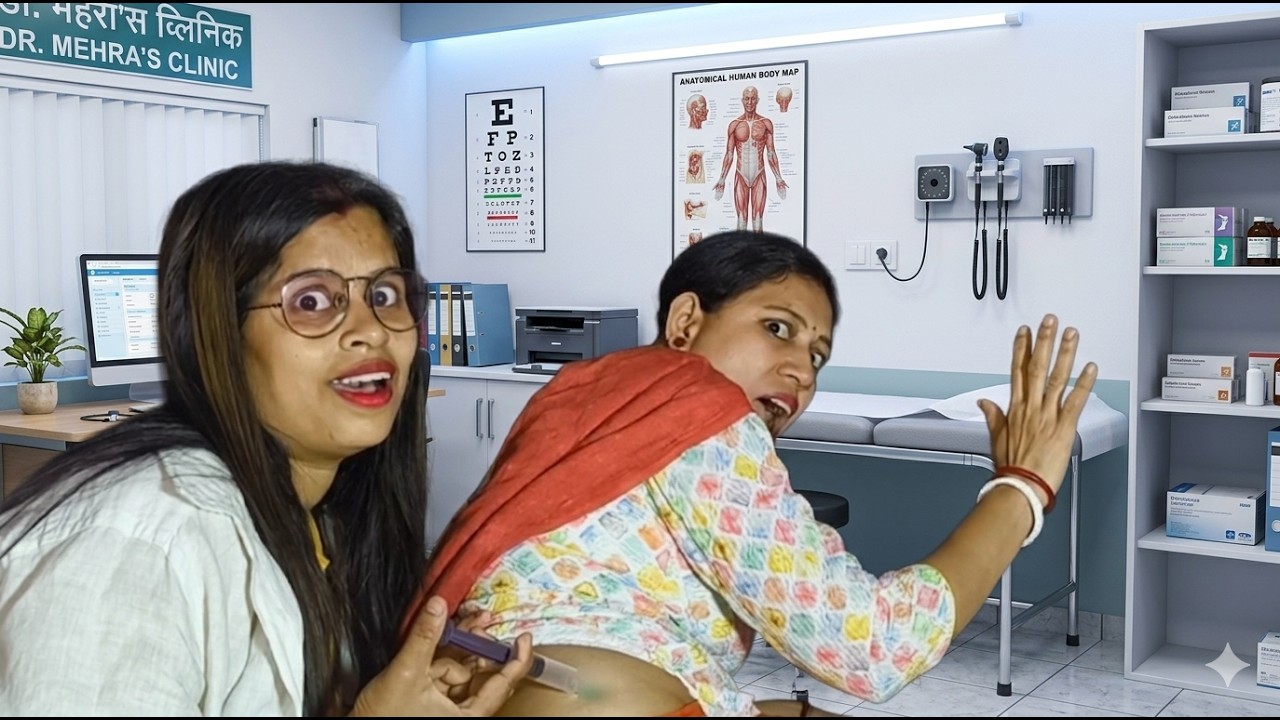Intramuscular injection Gusa Dia doctar uncle ne #sui_wala # ...