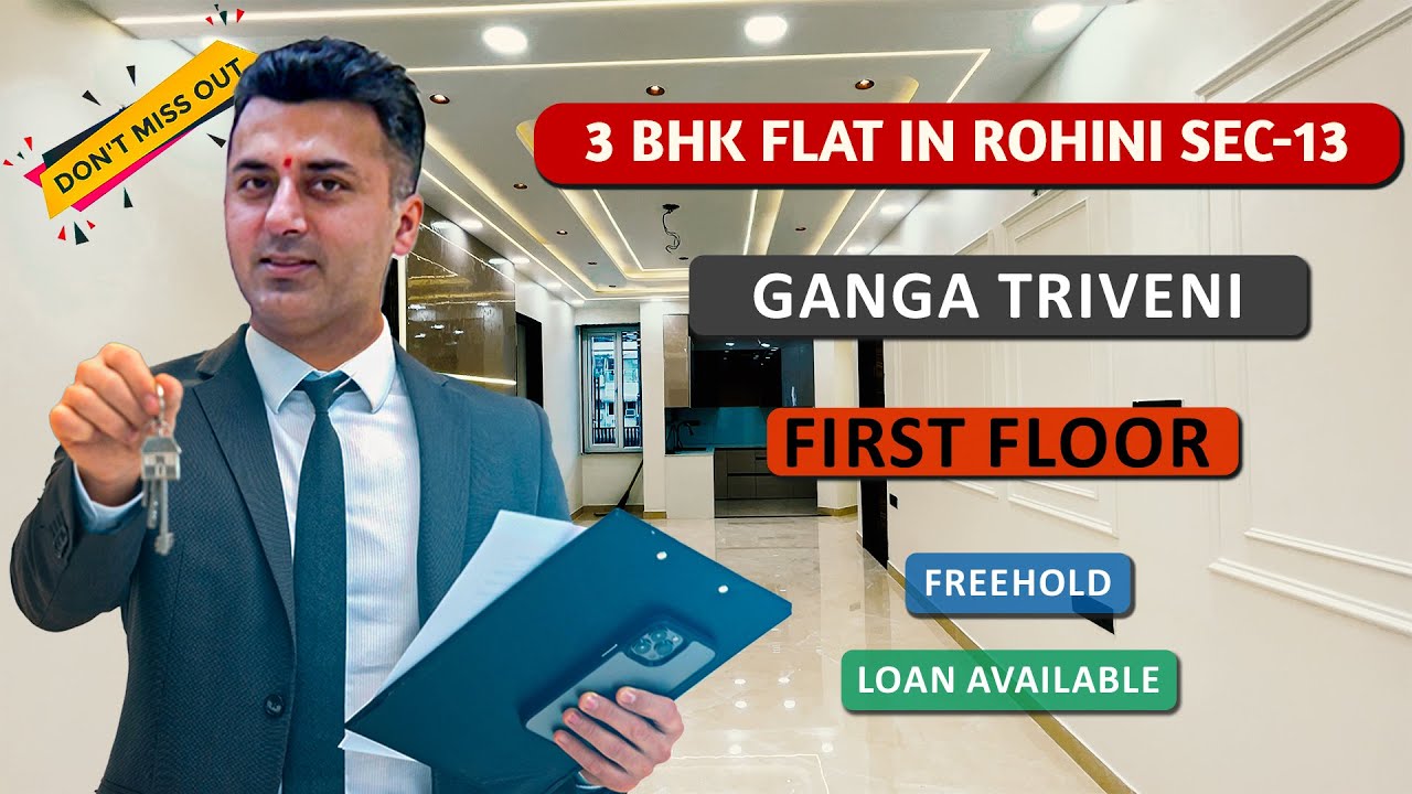 3 BHK Flat in Rohini - Ganga Triveni Sector 9 Rohini #realestate # ...