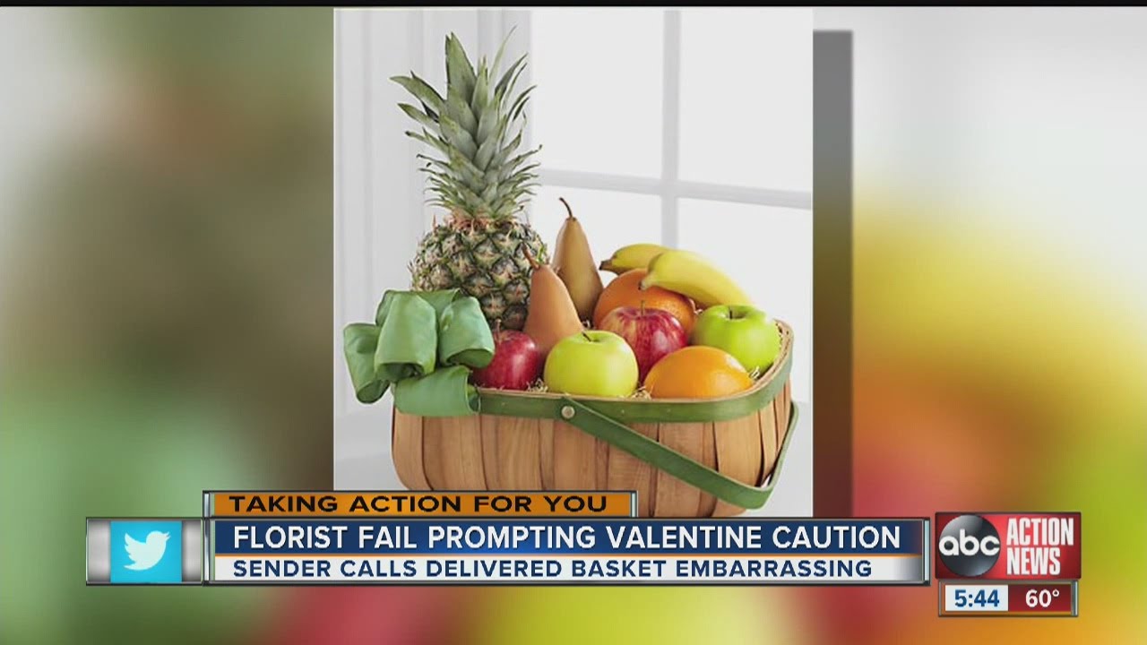 Florist fail prompting Valentine caution - YouTube