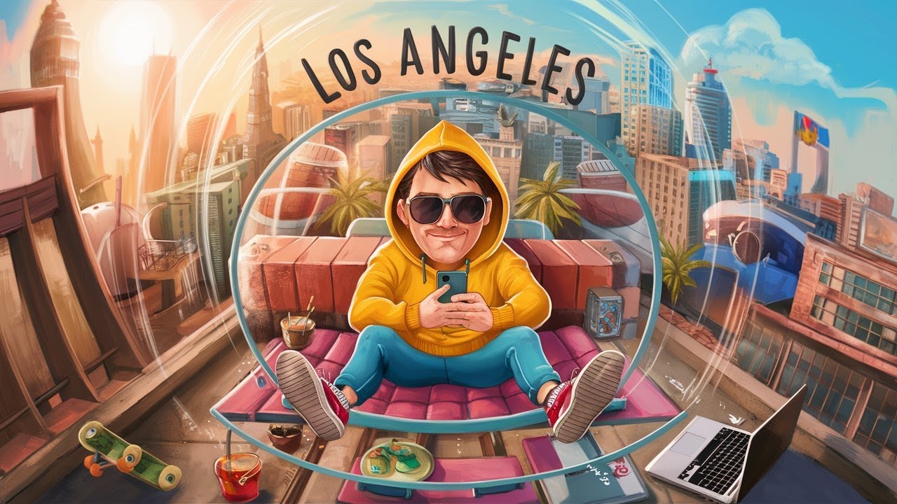 IDLE:VLOGGER LAMAR LIFE || WELCOME TO LOS ANGELES || Live Gameplay ...