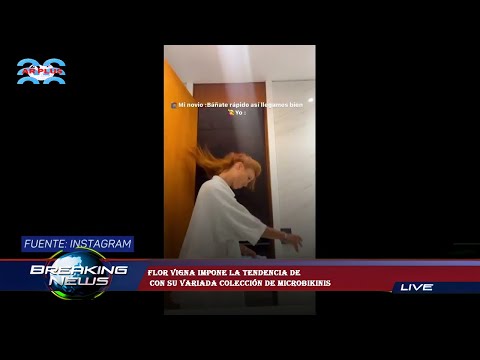 Flor Vigna impone la tendencia de  con su variada colección de microbikinis