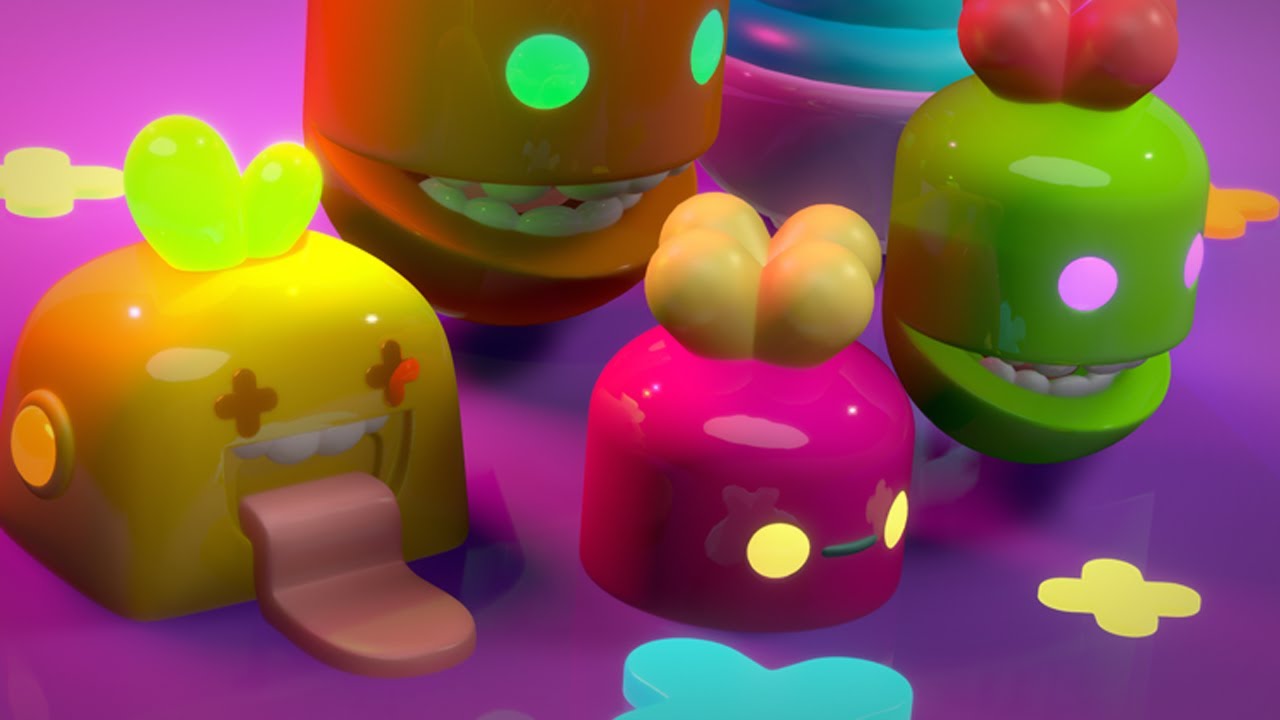 Fun with Colors & Shapes in Nomad Sculpt | 4K - YouTube