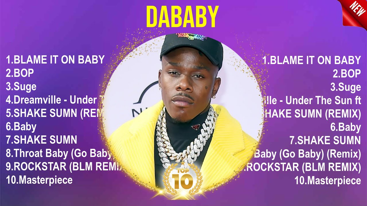 Dababy 2025 MIX Top 10 Best Songs Greatest Hits ~ Full Album - YouTube