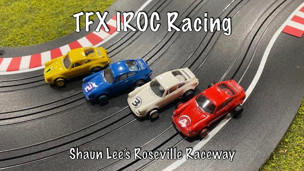 OS3 TFX IROC Porsches at Shaun Lee's Roseville Raceway - YouTube