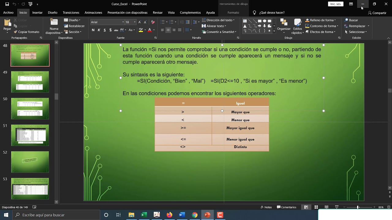 FUNCION CODICIONAL SI / Ejer 2 - YouTube
