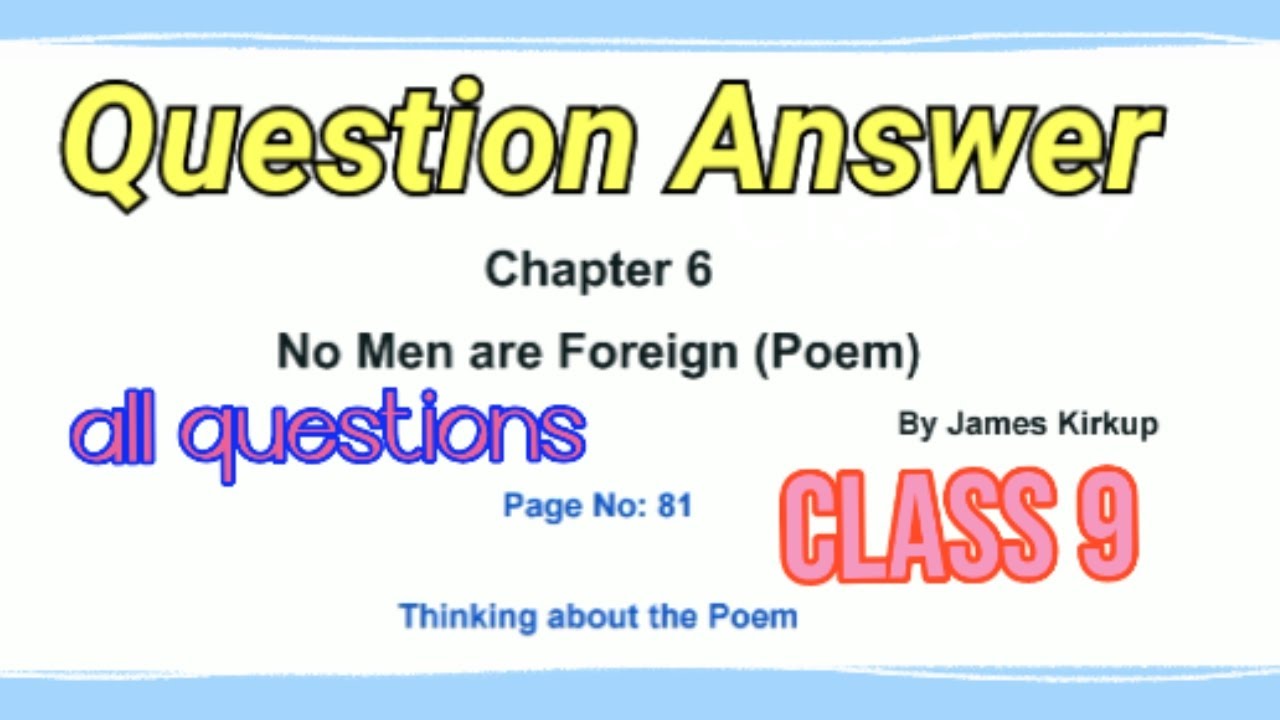class 9 chapter 6 of english beehive question answer|all questions of ...