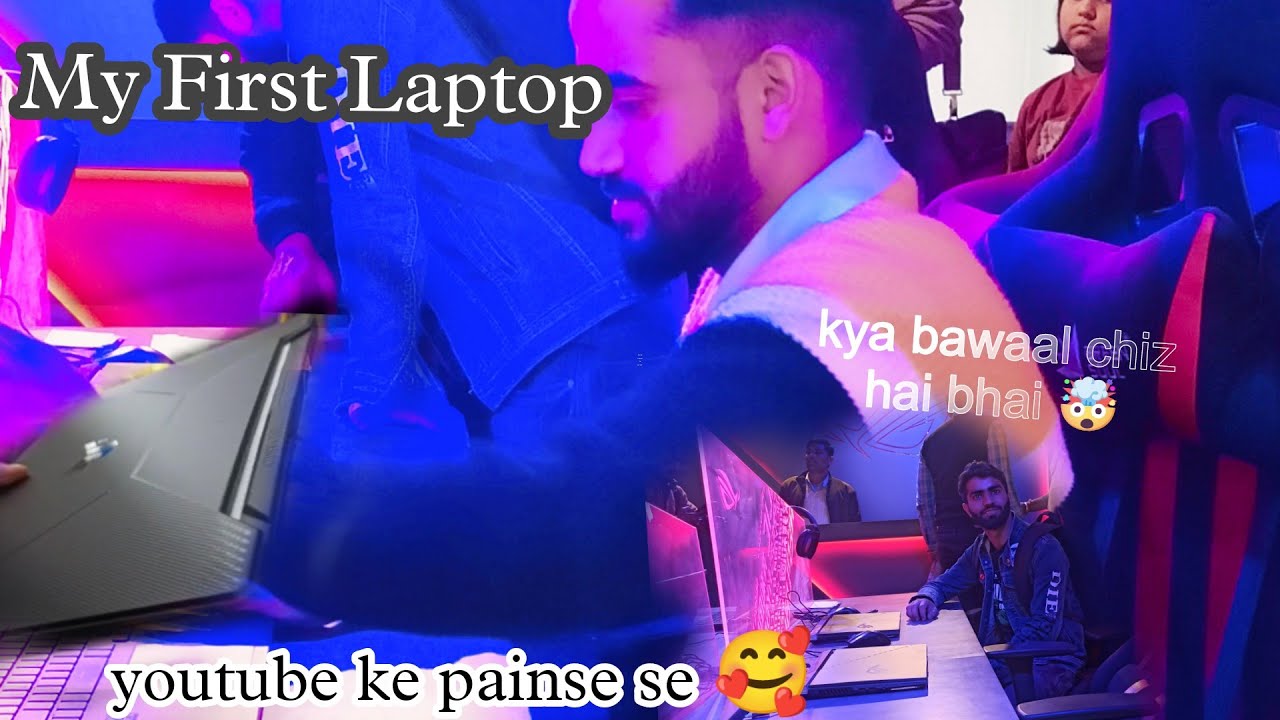 My First Laptop 😍😍 | My First laptop from youtube money😄😄 | First ...